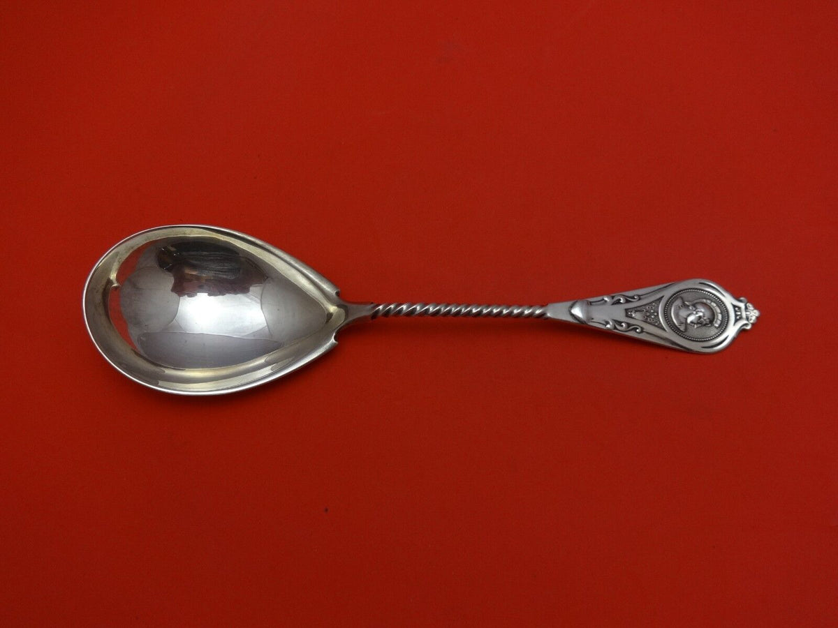 Medallion by Albert Coles Sterling Silver Berry Spoon 8 1/2" – Antique ...