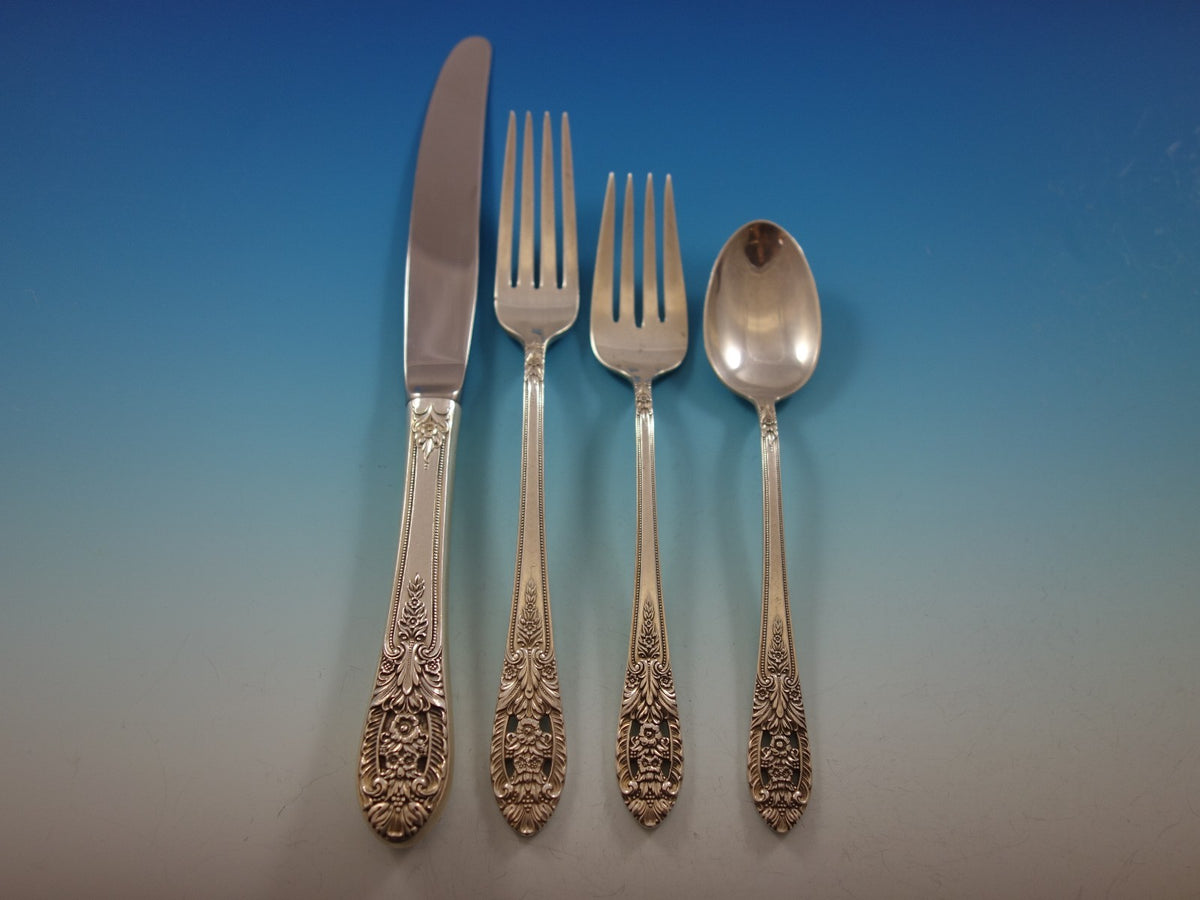 Crown Princess by Fine Arts International Sterling Silver Flatware Set ...