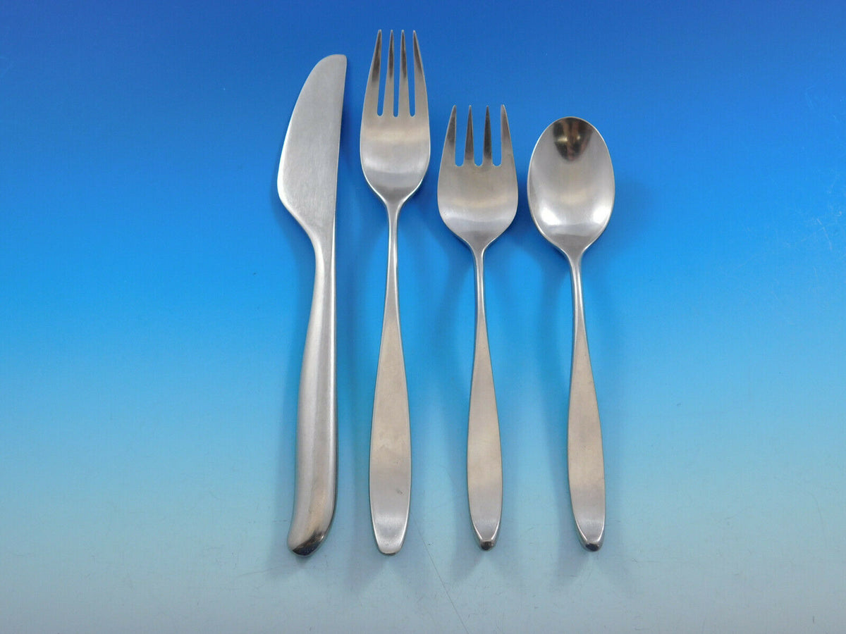 Design #2 by Lauffer Germany Stainless Steel Flatware Set Service 50 p ...