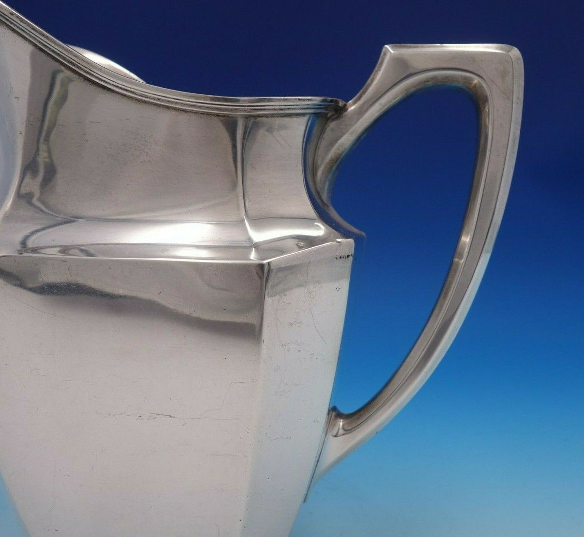 Wallace Sterling Silver Water Pitcher #2300 4 Pints 21.8 ozt. 9" Tall ...